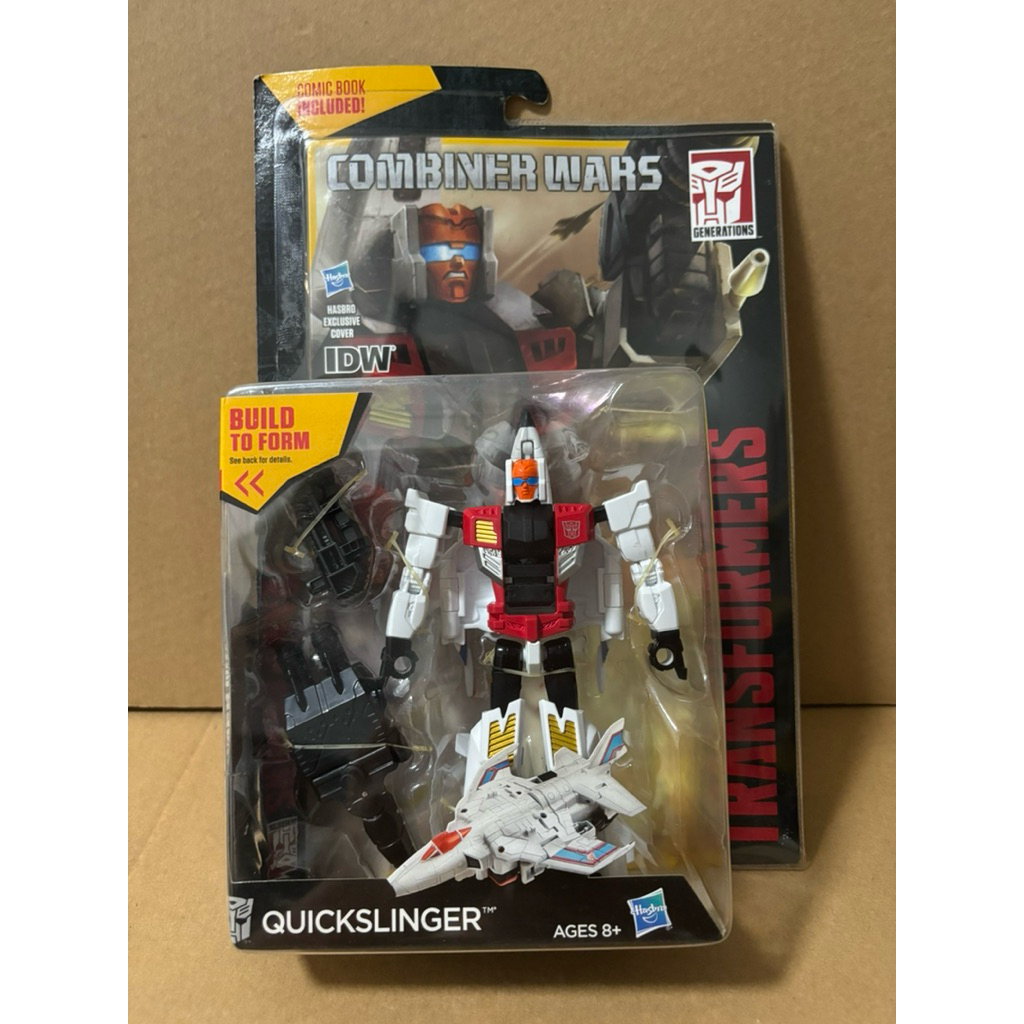 Transformers Generations Combiner Wars Deluxe Quickslinger with Comic ...