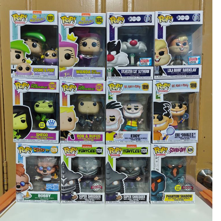 Funko Pop! Animation - Looney Tunes / Fairly Oddparents / Kim Possible ...