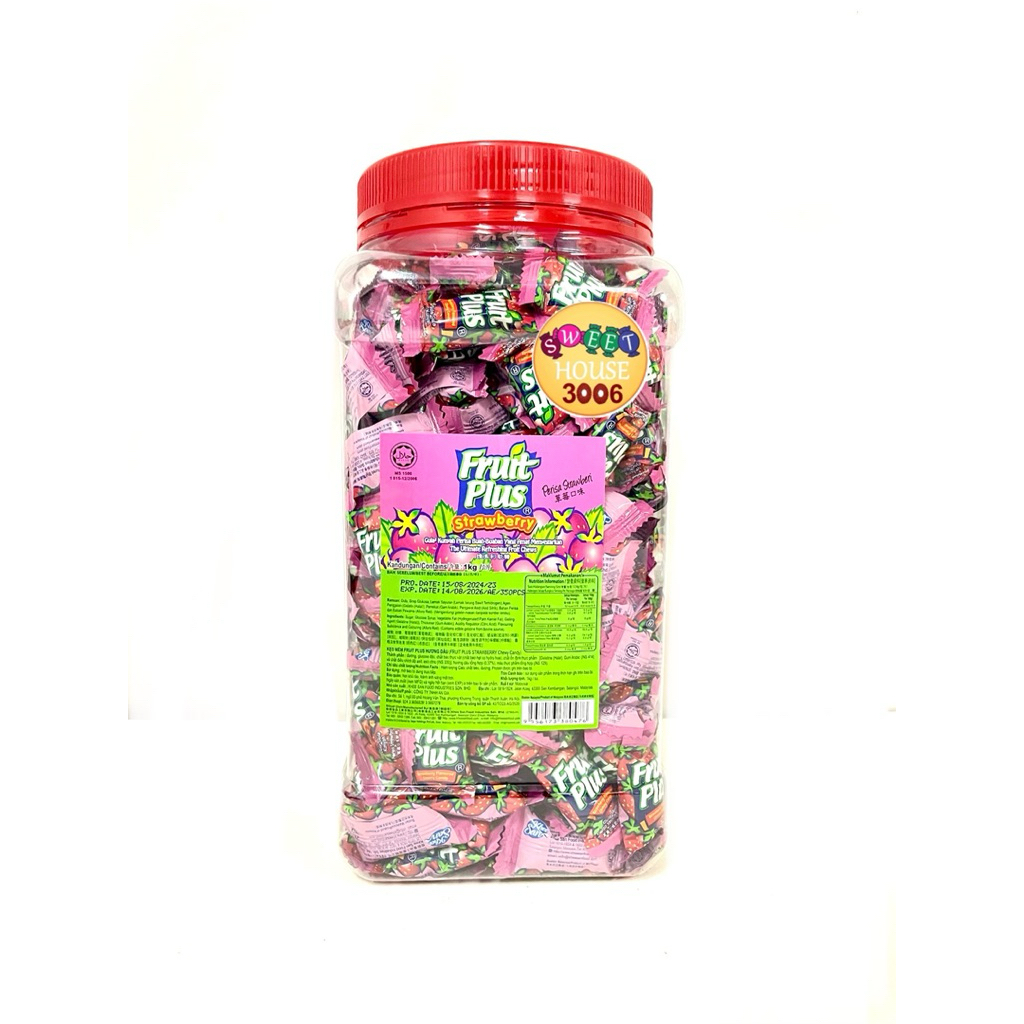 Fruit Plus Sugar Chewable Fruit Strawberry Flavor Viral Chocolate ...