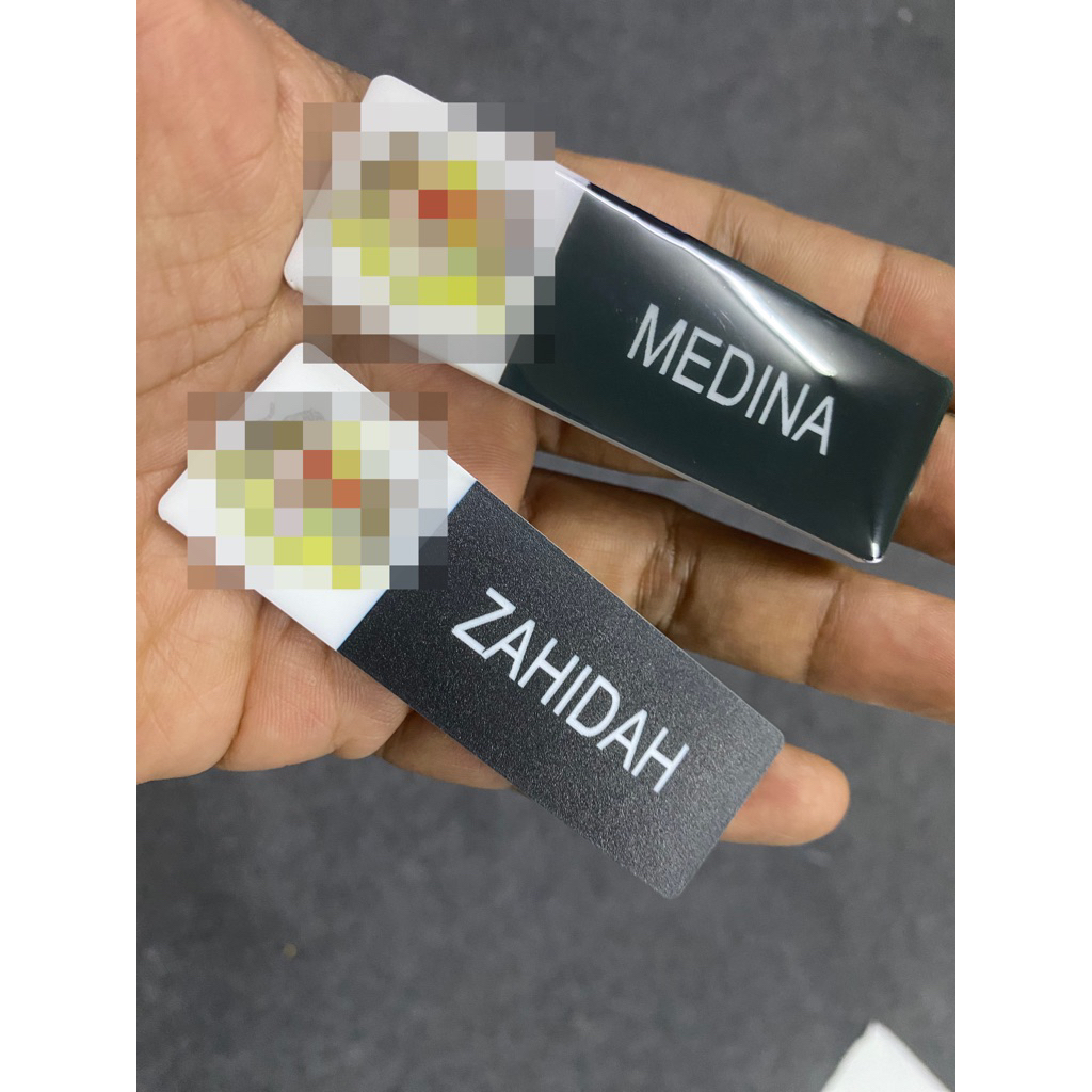 NAME TAG LOGO JATA EPOXY / NAME TAG GOV./ NAME TAG GURU / NAME TAG ...