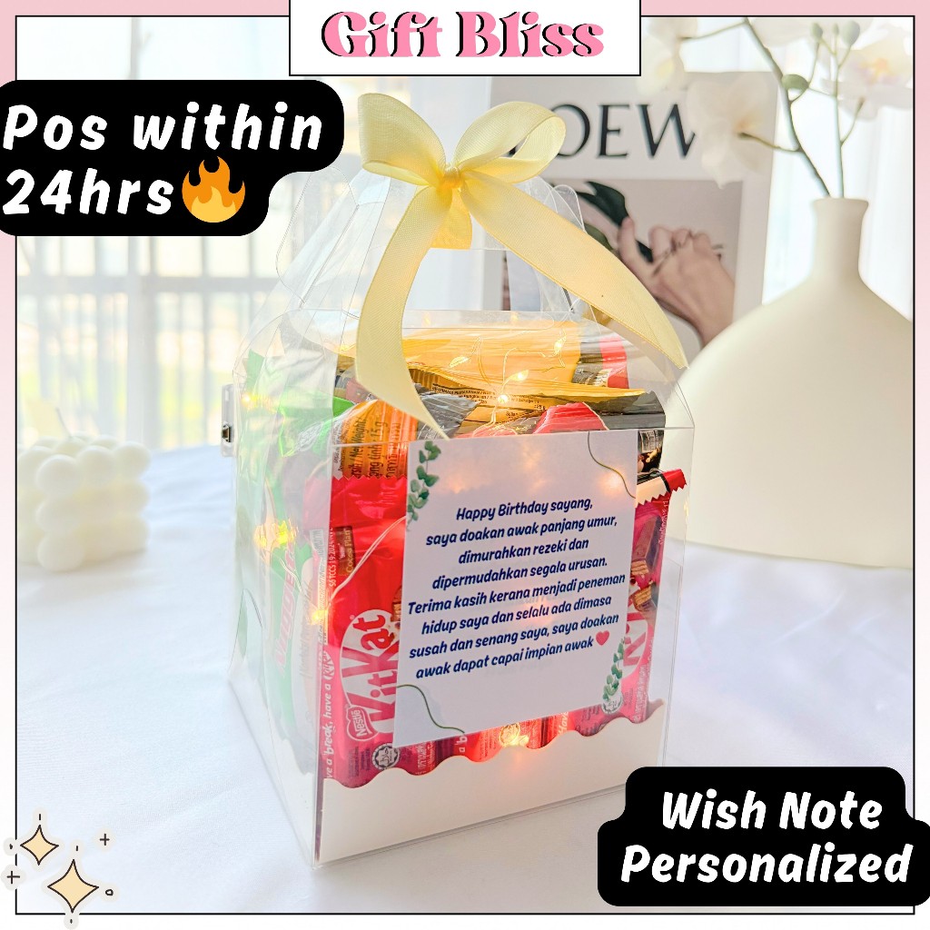 Chocolate Snack Set For Birthday, Sorry, Graduation | Hadiah Coklat ...