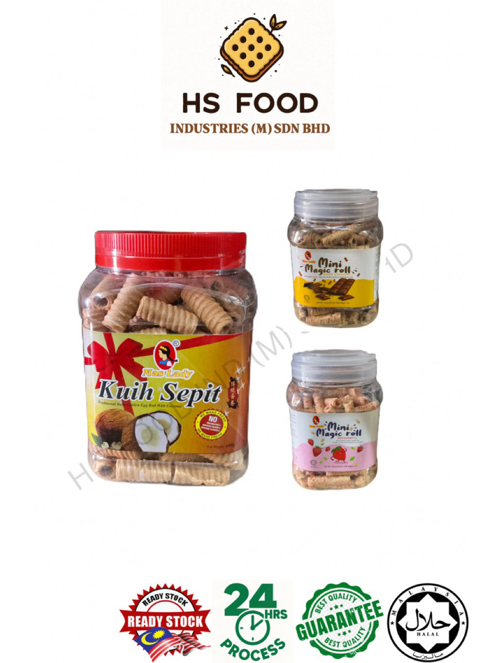Kuih Sepit / Mini Magic Roll ( Double Choco / Strawberry) | Shopee ...