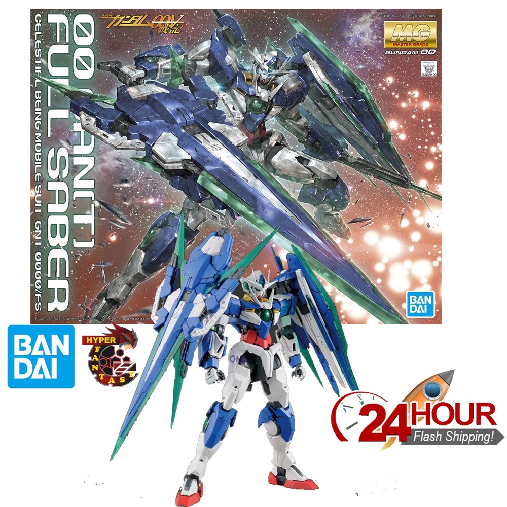 Bandai MG 1/100 00 Qan(T) QanT Full Saber (Gundam Model Kits) | Shopee ...
