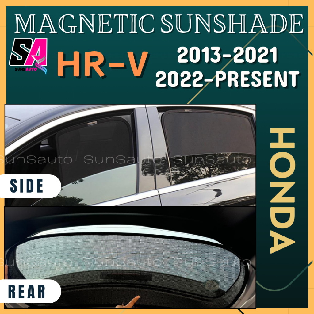 Honda HRV Magnetic Sunshade Rear Window Shade | Shopee Singapore