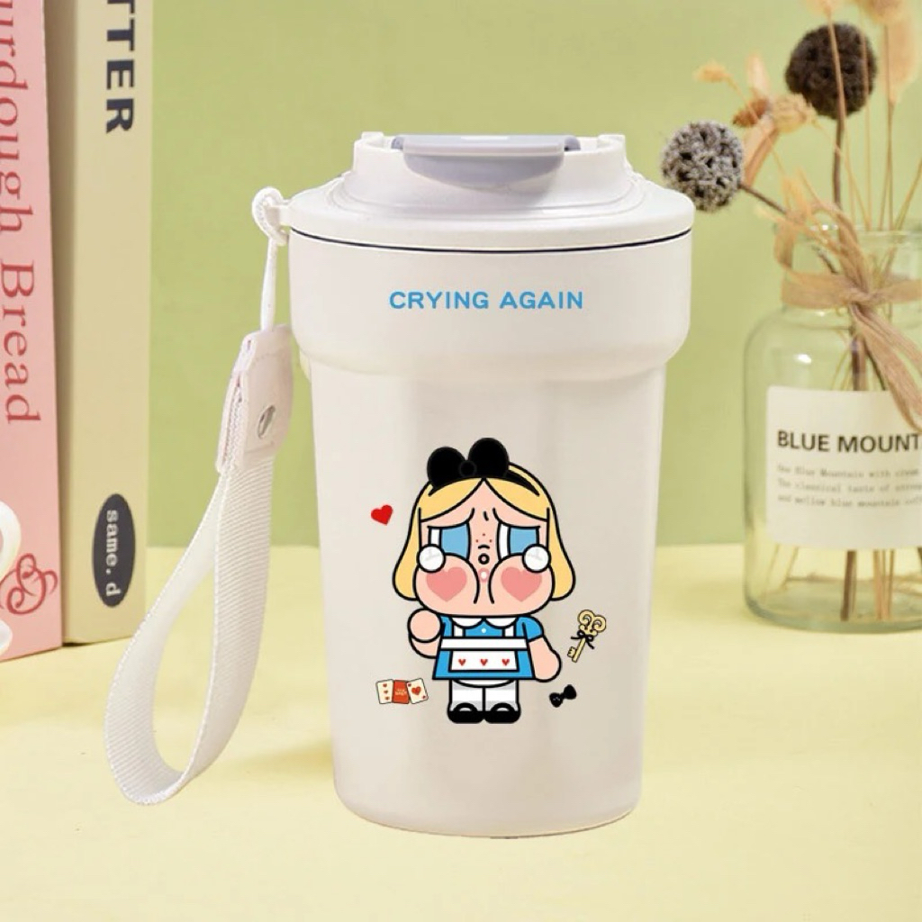Labubu Powerpuff Girls Crybaby Popmart Thermos Flask 316 Stainless ...