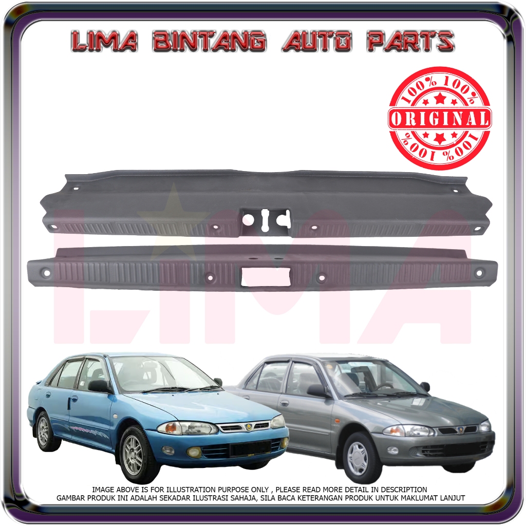 Proton Wira Sedan , Aeroback Rear Bonnet Boot Trunk Trim Cover | Shopee ...