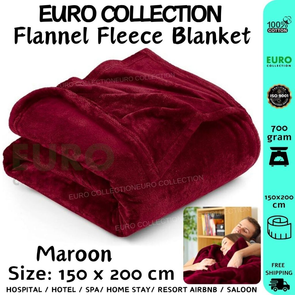 Flannel Fleece Blanket High Quality Microfiber Lightweight Soft Plush ...