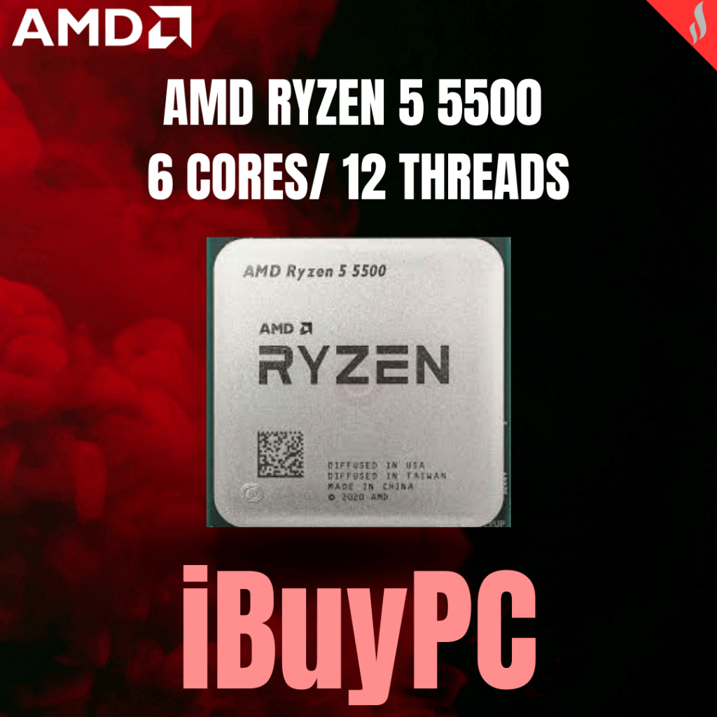 AMD RYZEN 5 5500 6 CORES 12 THREADS AM4 (TRAY) | Shopee Singapore