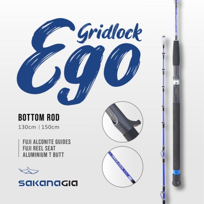 SAKANAGIA SAKANA GIA GRIDLOCK EGO BOTTOM ELECTRIC REEL FISHING ROD ...