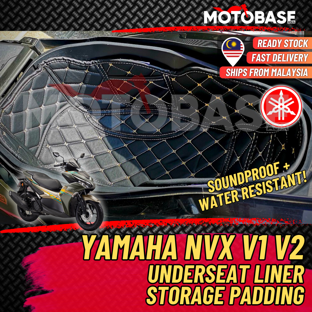 YAMAHA NVX Aerox V1 V2 Under Seat Storage Leather Padding PU Cushion ...