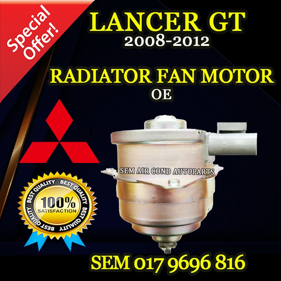 MITSUBISHI LANCER GT 2008-2012 YEAR OE RADIATOR FAN MOTOR (2 PIN) (CAR ...