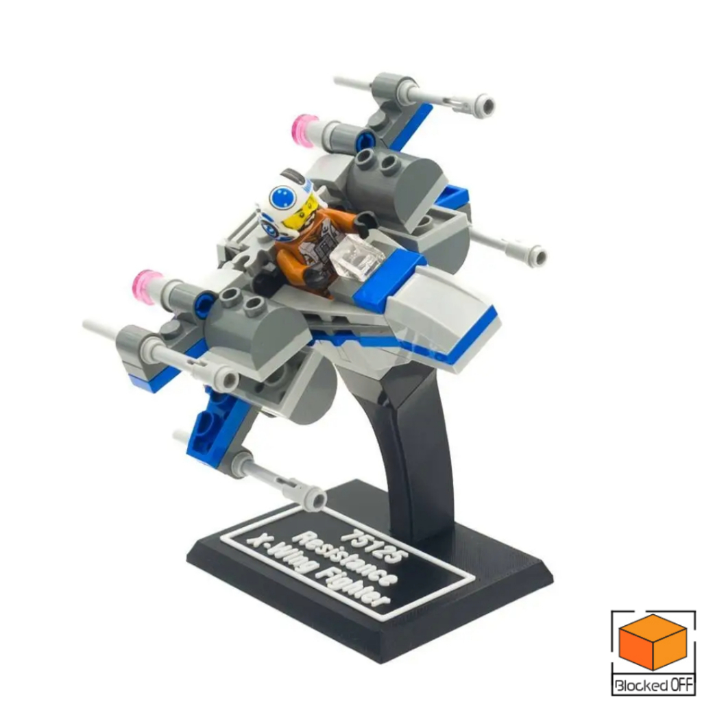 Display Stand for Lego Star Wars Resistance X-Wing Fighter Microfighter ...