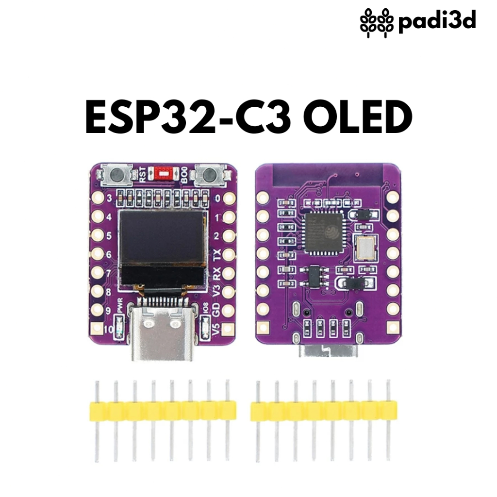 ESP32-C3 OLED Mini Development Board with Ceramic Antenna ESP32 ...