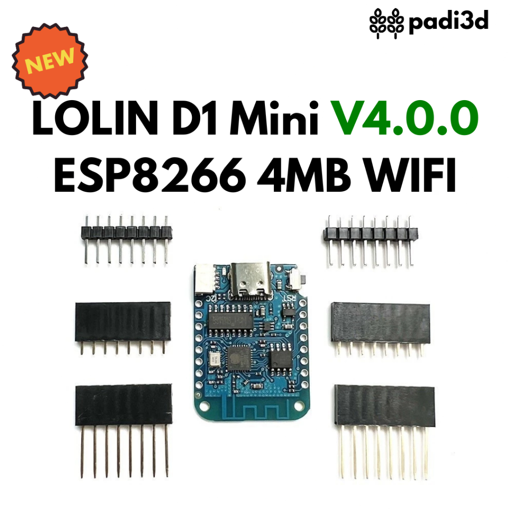LOLIN D1 Mini V4.0.0 ESP8266 4MB WIFI Development Board Internet of ...