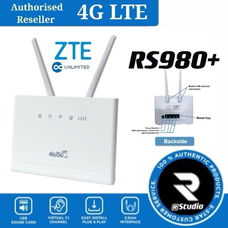 Upgraded Version RS980+ Modified Unlimited Hotspot 4G LTE Modem Router MOD Wifi Huawei Full Band ...