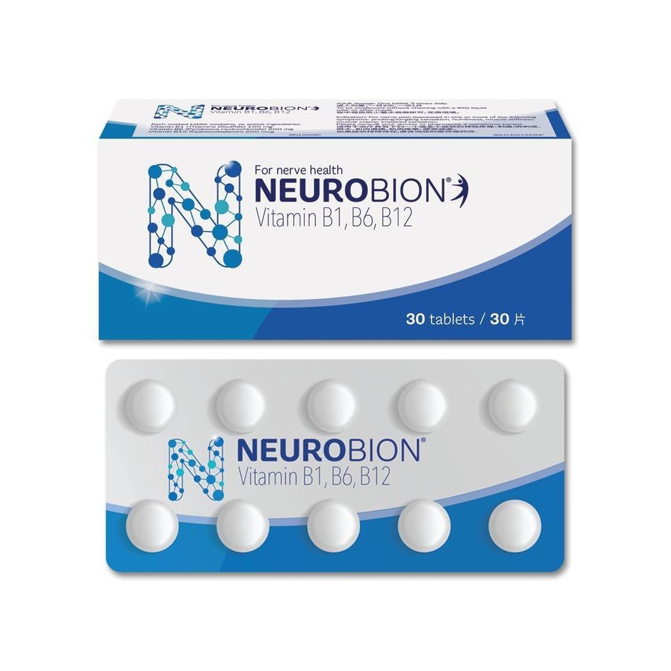 Neurobion Tablet (Vitamin B1, B6, B12) | Shopee Singapore