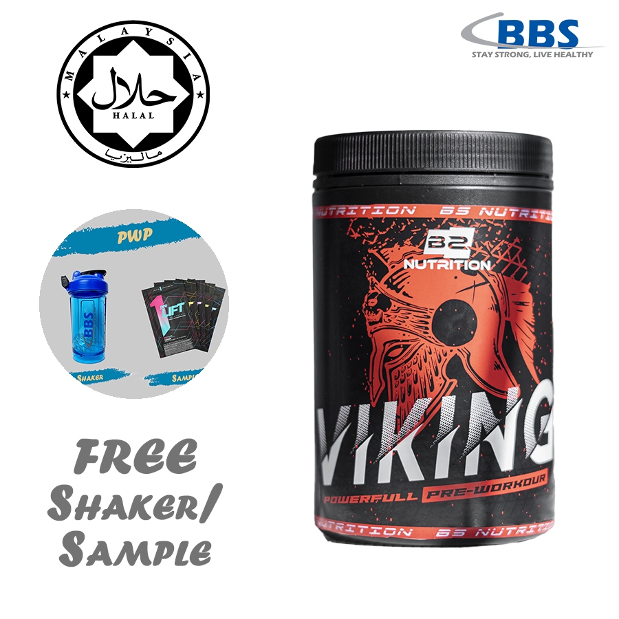 BS Nutrition Viking Pre Workout 300g (30 Servings) – Tenaga, Stamina ...