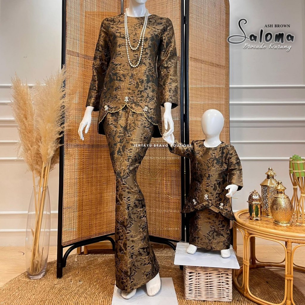 (JENTAYU BRAVO BOUTIQUE) SALOMA BROCADE KURUNG (ADULT ONLY) - HARI RAYA ...
