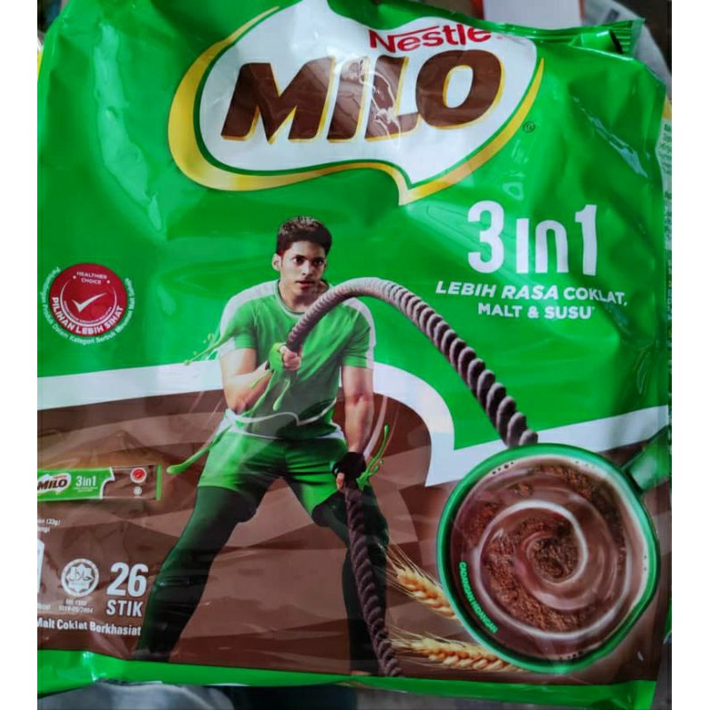 MILO 3IN1 ACTIV-GO Mixes 33g x26sticks | Shopee Singapore