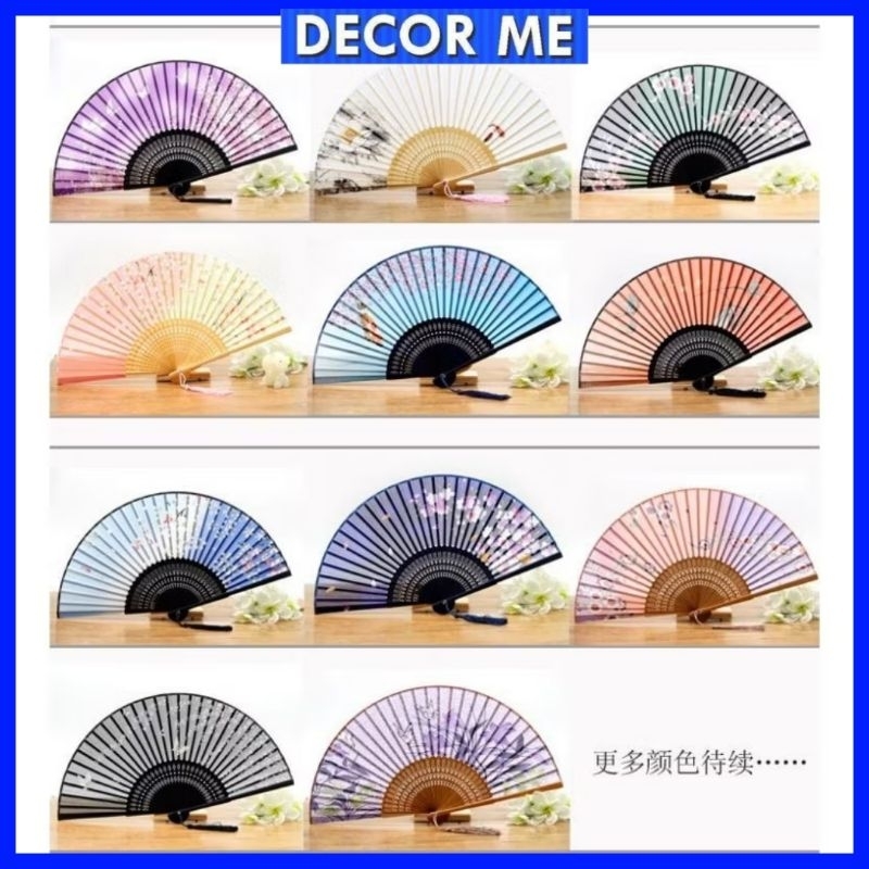 BAMBOO FOLD HAND FANS , JAPANESE FAN (000017120) | Shopee Singapore
