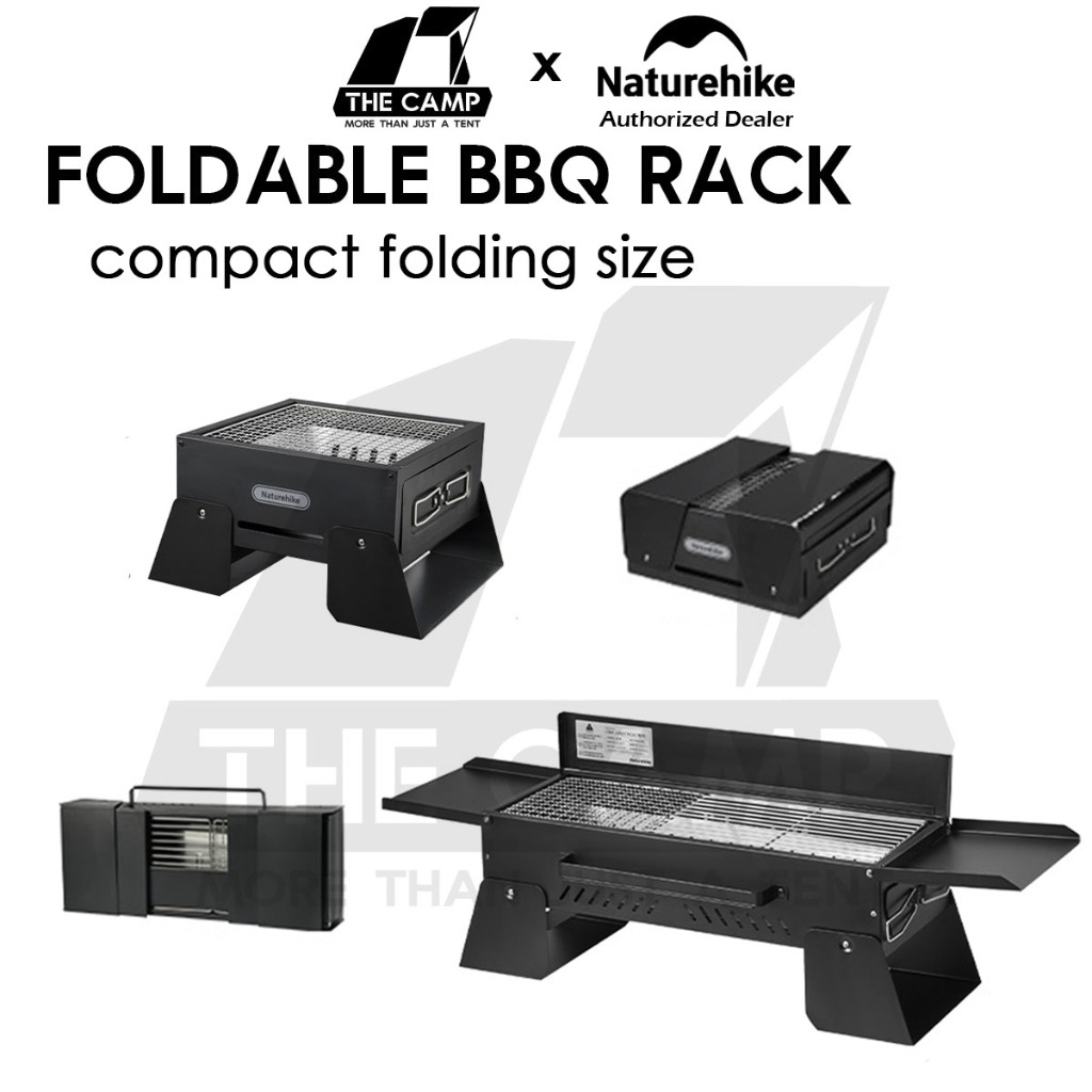 Naturehike Foldable BBQ Rack Portable Grill Folding Charcoal Grills ...