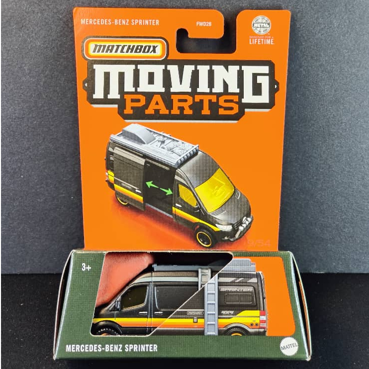 Matchbox Mercedes-Benz Sprinter - Black (Moving Parts) | Shopee Singapore