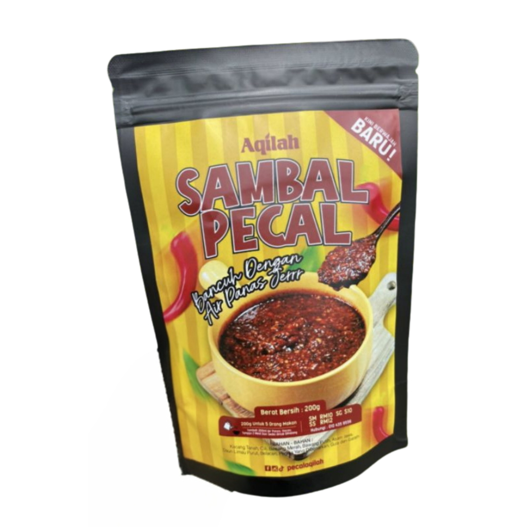 Aqilah Pecal Sambal - Brew with Jerrr Hot Water (Exp. date - May 2025 ...
