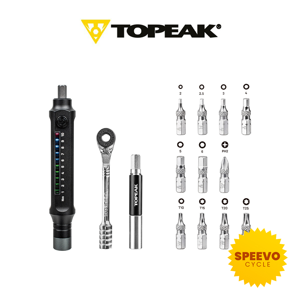 TOPEAK E-TORQBAR 1-10NM - DIGITAL TORQUE WRENCH - MINI TOOL | Shopee ...
