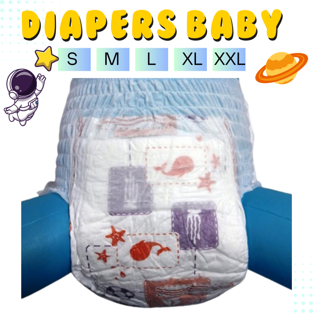 Disposable Baby Diapers Pants For Extra Soft High Quality Babies Size S ...