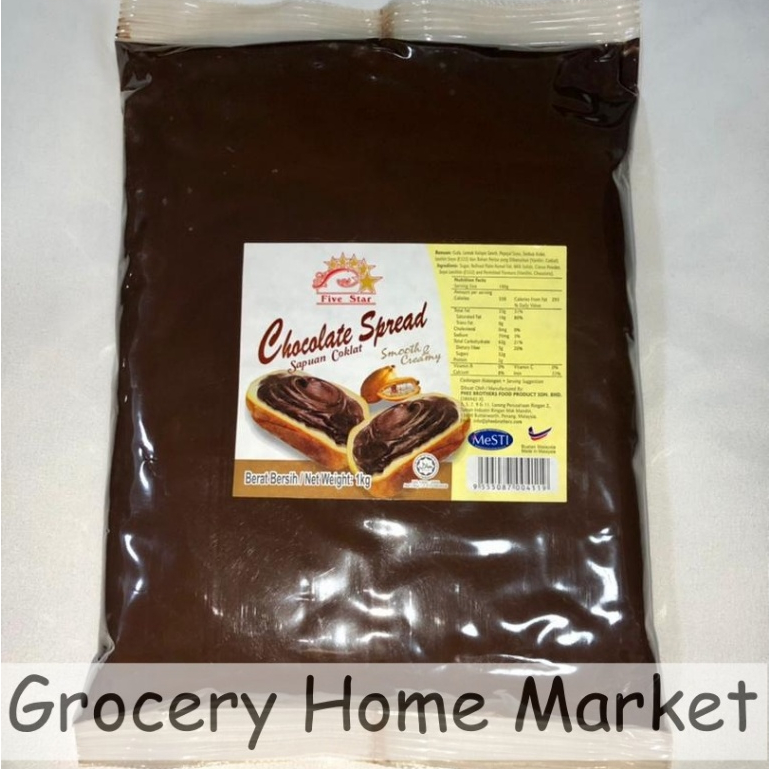 Five Star Chocolate Spread / Peanut Spread / Jam Strawberry / Blueberry ...