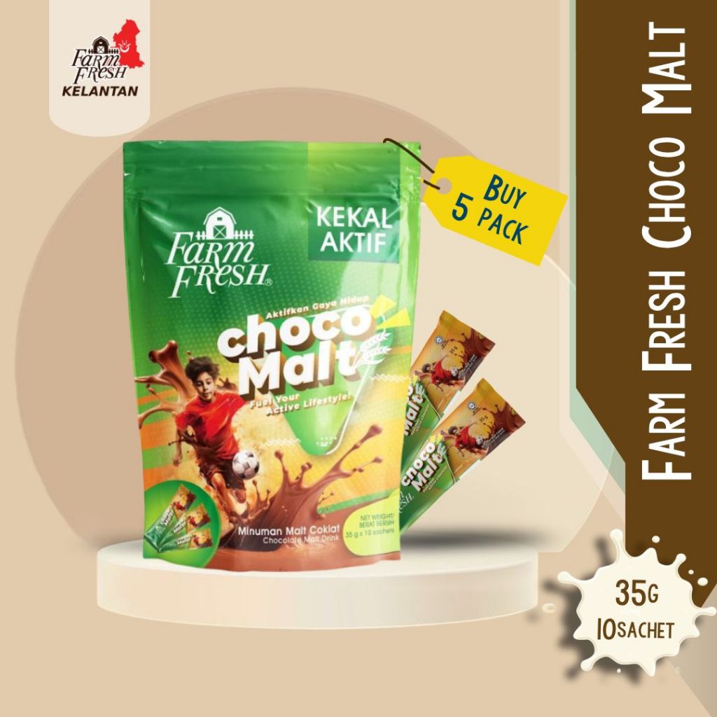 CHOCO MALT FARM FRESH 35G X10 SACHET | Shopee Singapore