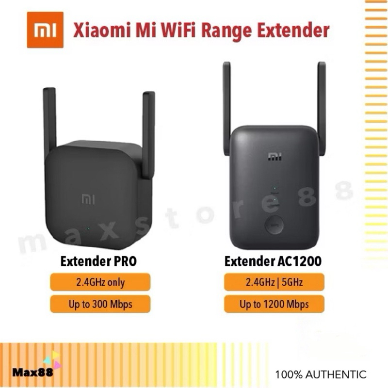 【Global】Xiaomi Mi WiFi Range Extender AC1200 5G / Pro Version R03 N300 ...
