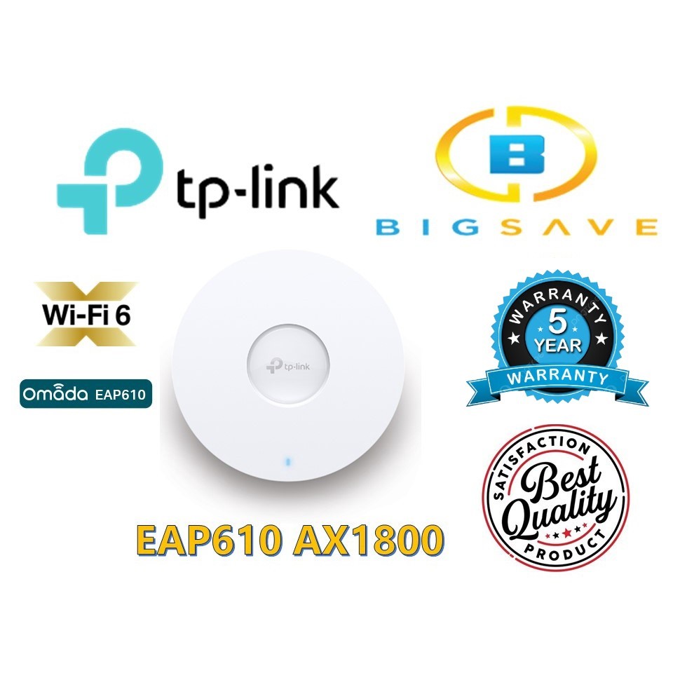 TP-LINK EAP613 AX1800 CEILING MOUNT WIFI 6 ACCESS POINT | Shopee Singapore