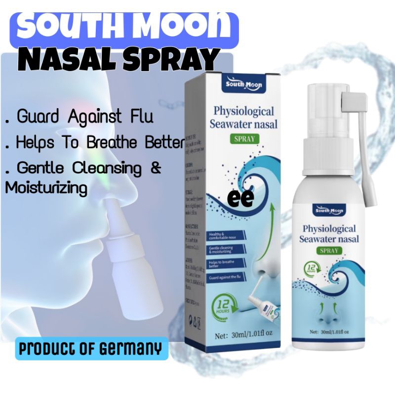 SeaWater Nasal Spray Fast Relief Sinus/Allergic Hard Breath Lasting ...