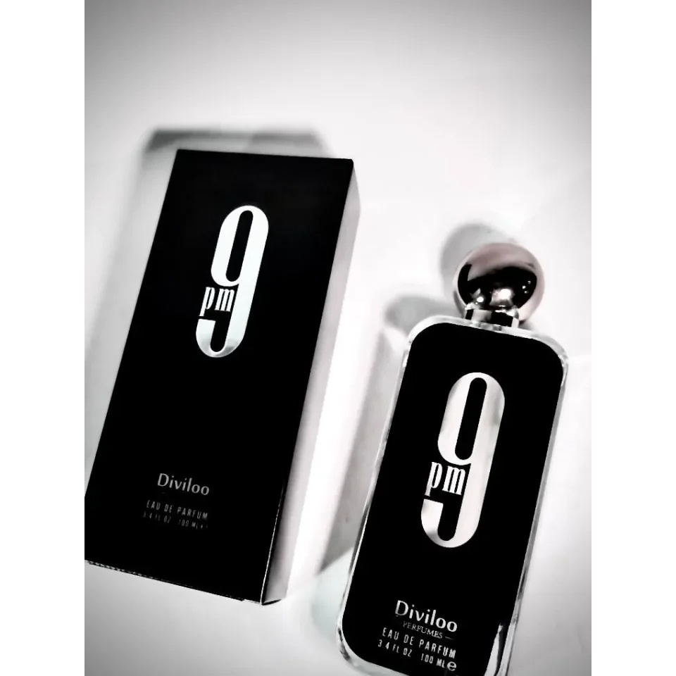 Parfum Spray Diviloo 9PM EDP 100ml Perfume for Men Inspired by Afnan ...