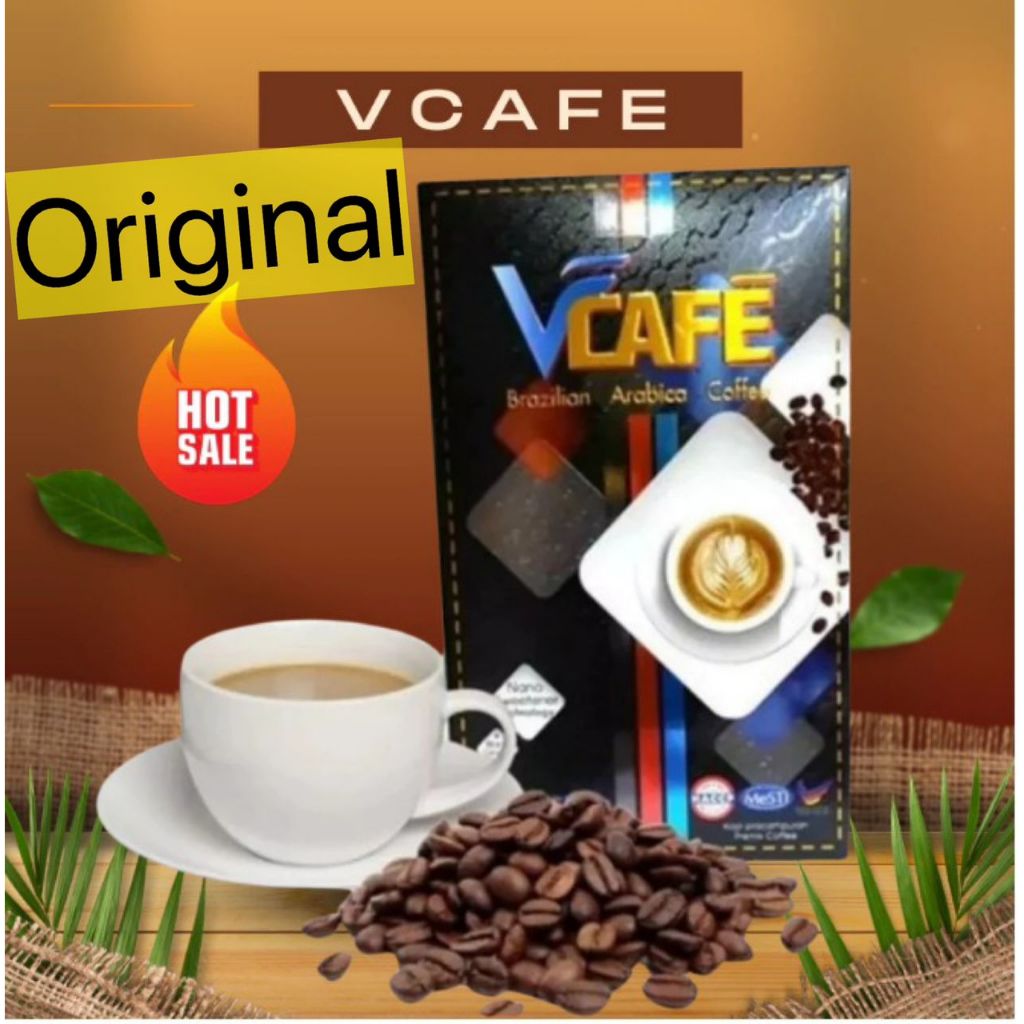 HALAL Volten Vcafe Brazilian Arabica Coffee / Kopi Arabica Vcafe (20 ...