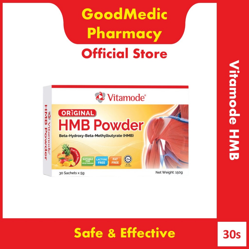 Vitamode HMB Beta-Hydroxy-Beta-Methylbutyrate 5g Sachet Powder (30s ...