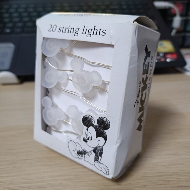 ARES Mickey 20 String Lights 220cm (Disney) | Shopee Singapore