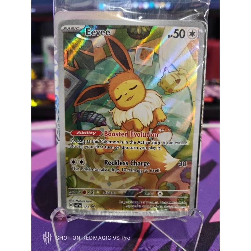 Pokemon SV8.5 Prismatic Evolution Eevee - SVP173 | Shopee Singapore