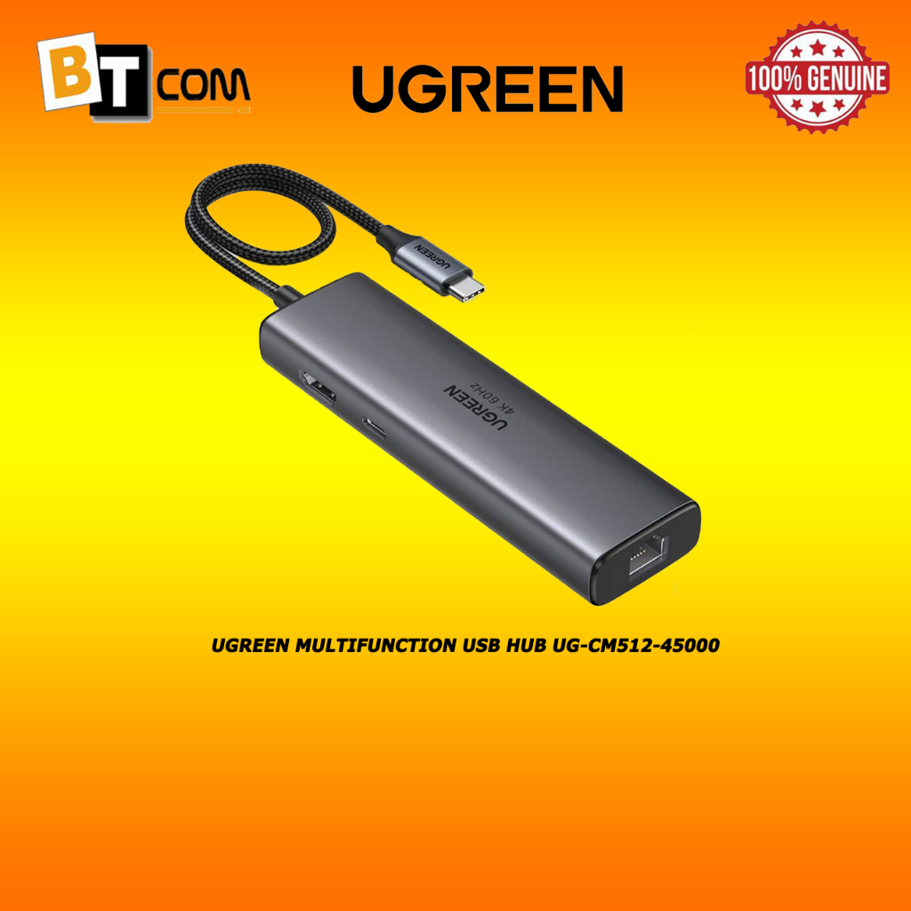 UGREEN USB-C TO MULTIFUNCTION USB HUB UG-CM512-45000 | Shopee Singapore