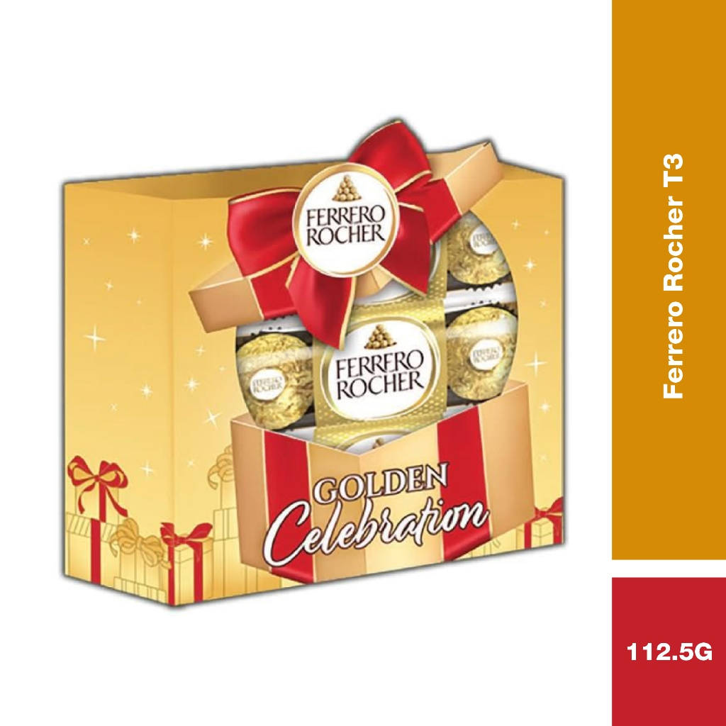 Ferrero Rocher Pack Golden Celebration (112.5g) | Shopee Singapore