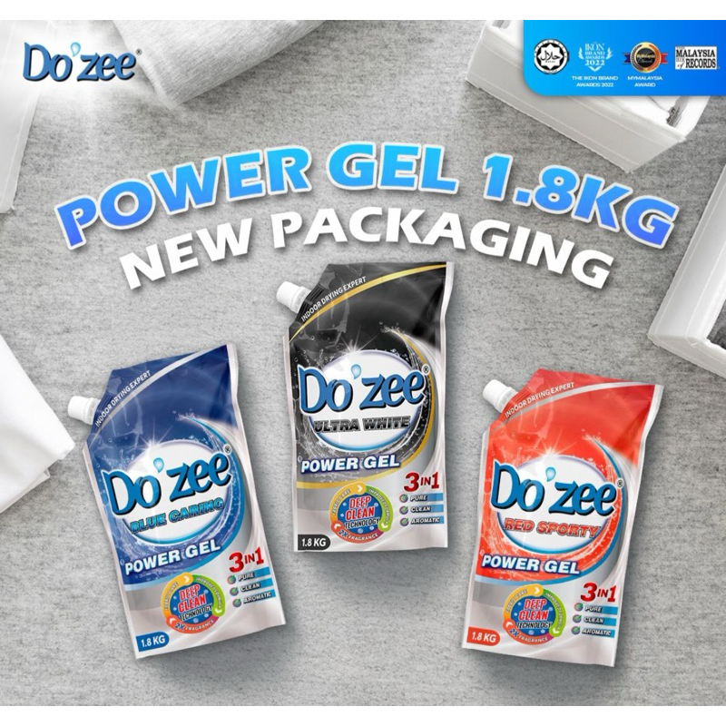 Dozee POWER GEL PACK 1.8KG |Dozee Gel Soap HALAL BY JAKIM | Shopee ...