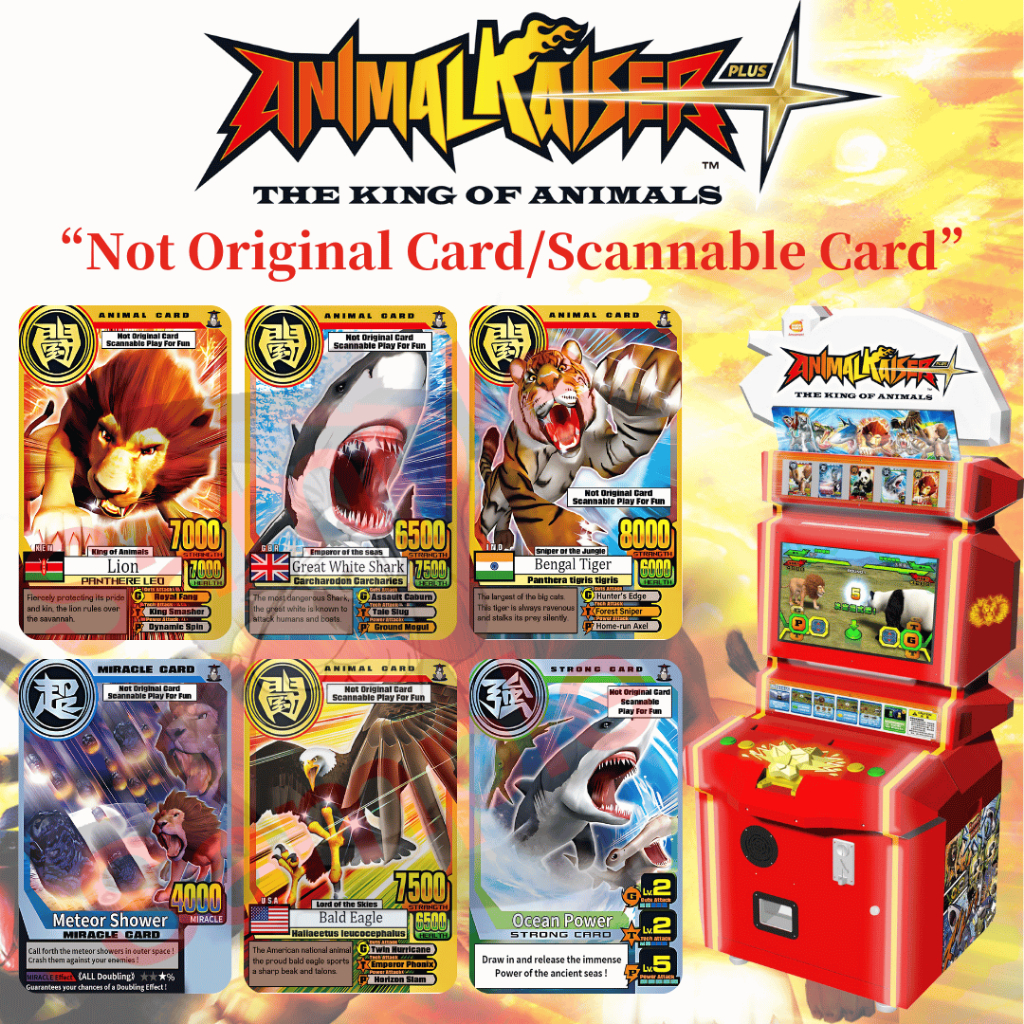 Animal Kaiser Plus + "Not Card/Scannable Card” | Shopee Singapore