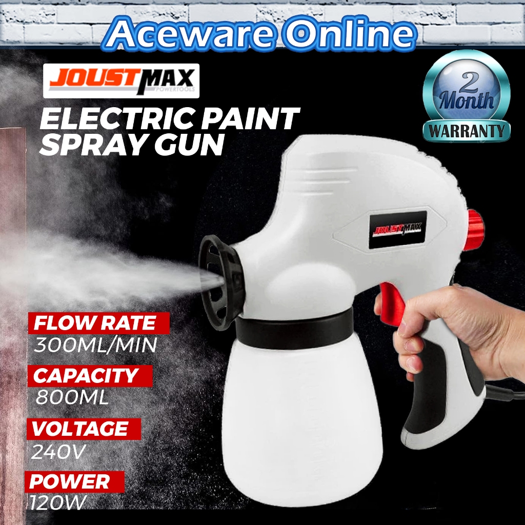 JOUSTMAX JST81001 800ml High Pressure Electric Paint Sprayer Gun Mesin ...
