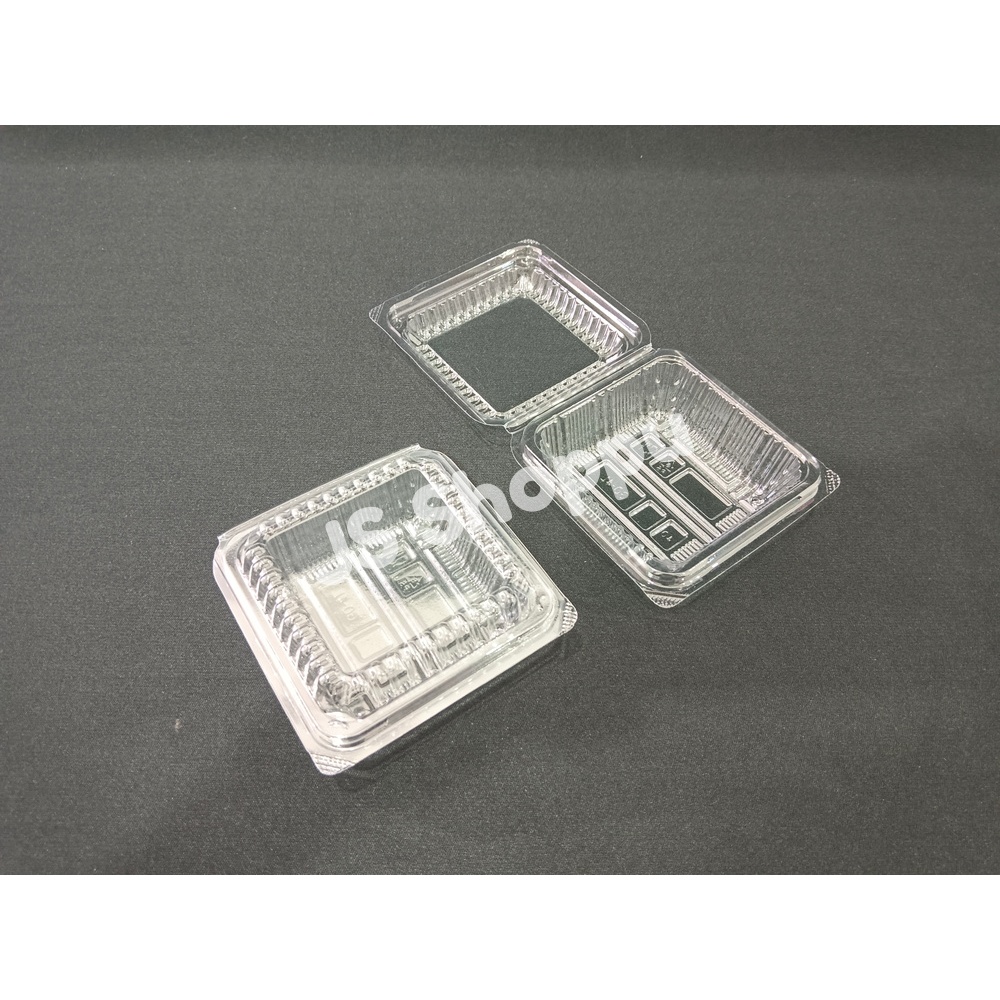 GO 4L Bekas Kuih Container / Disposable Plastic Clear Bakery Container ...