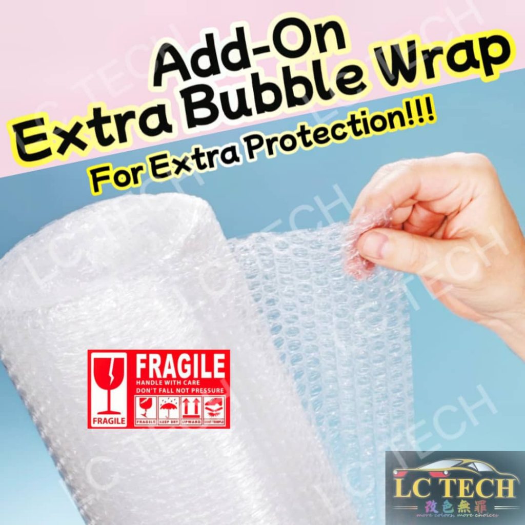 [ADD-ON] EXTRA BUBBLE WRAP LAYER PROTECTION FOR EXTRA PROTECTION OF ...
