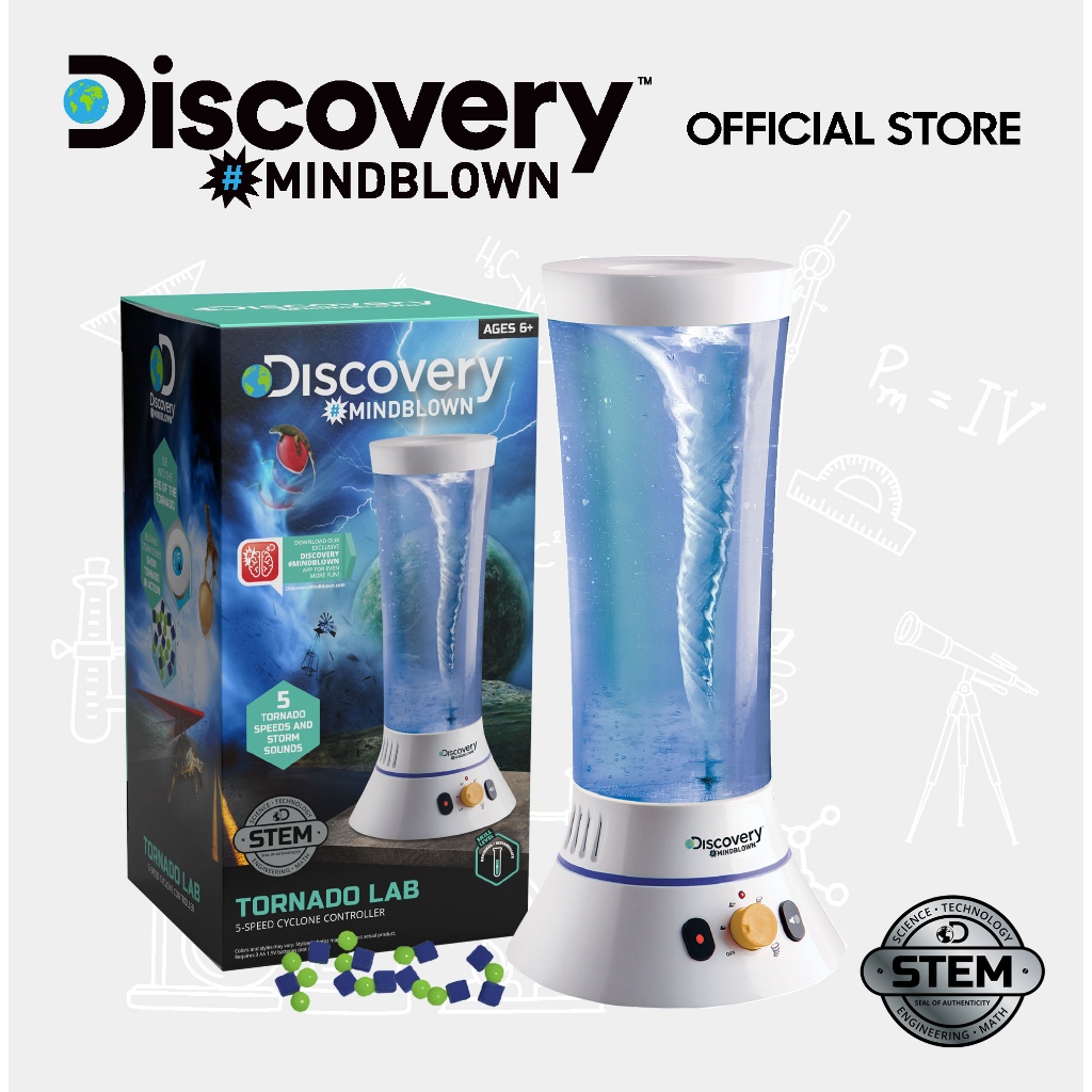 Discovery Mindblown Toy Tornado Lab Educational Learning Activity STEM ...