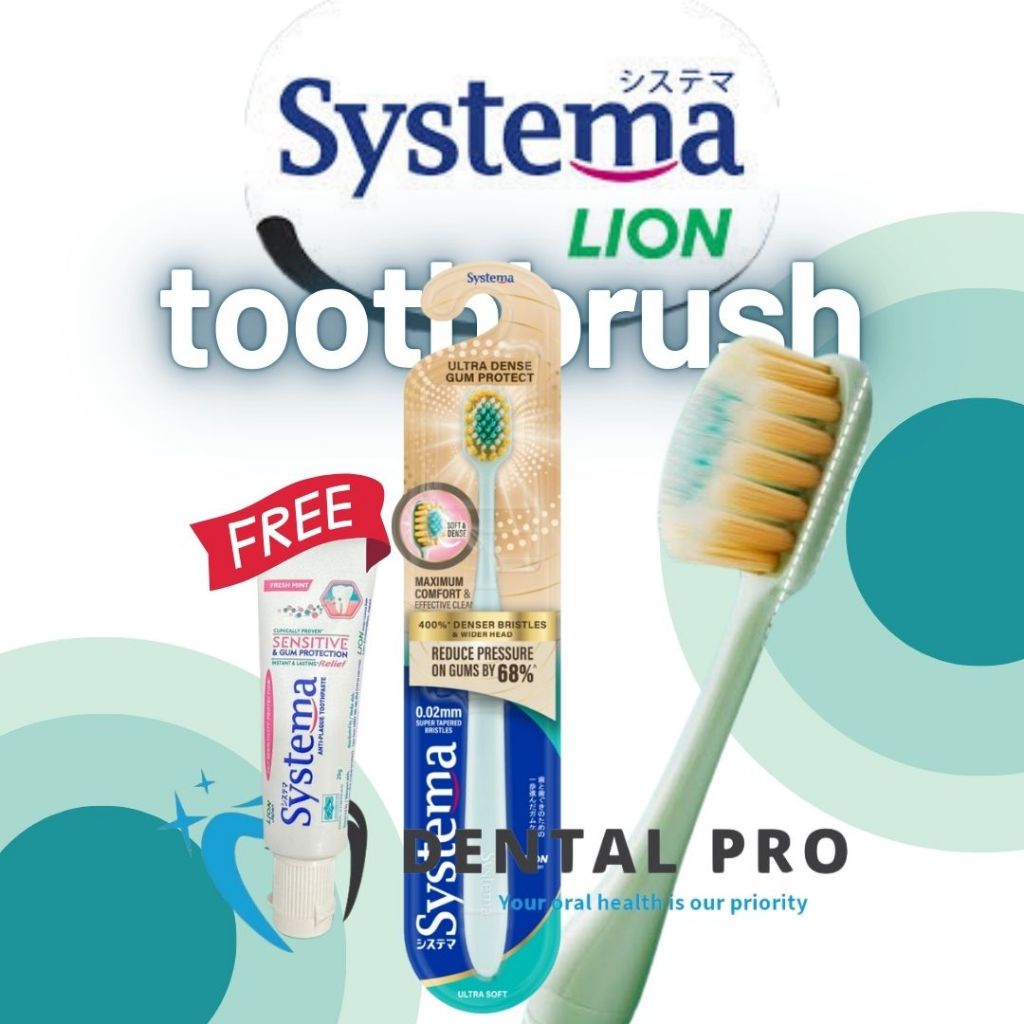Systema Ultra Dense Gum Protect Toothbrush + | Shopee Singapore