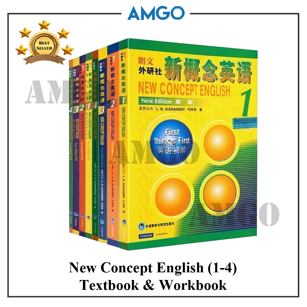 AMGO New Concept English Textbook Workbook Student Book Foreign ...