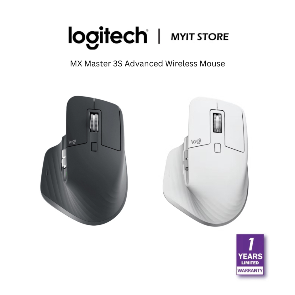 Logitech MX Master 3S Wireless Mouse | 8K DPI | Silent Clicks | Fast ...